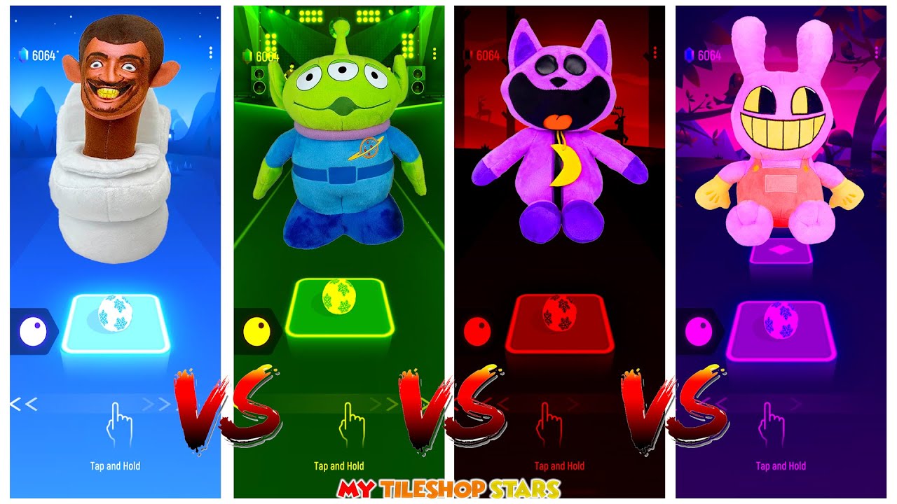 Skibidi Toilet & Alien Dance & CatNap & The Amazing Digital Circus Jax ...