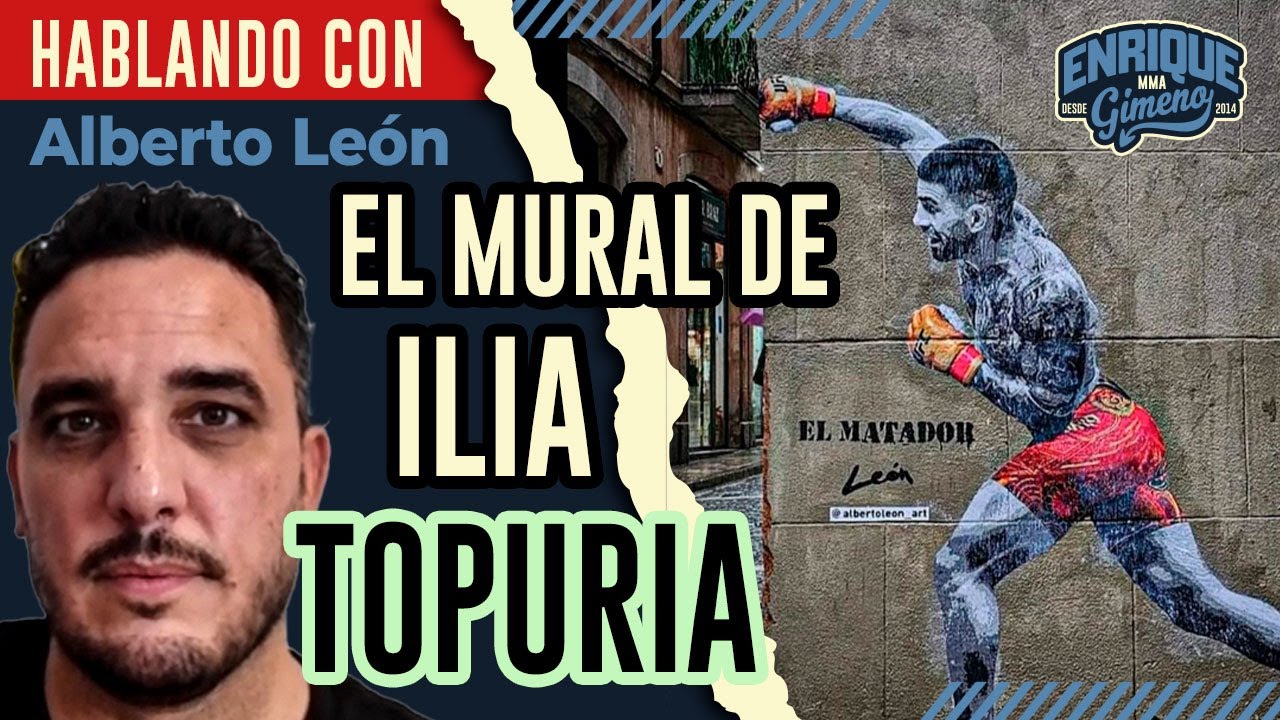 'TENÍA QUE SER en BARCELONA' / Alberto León, AUTOR DEL MURAL - YouTube