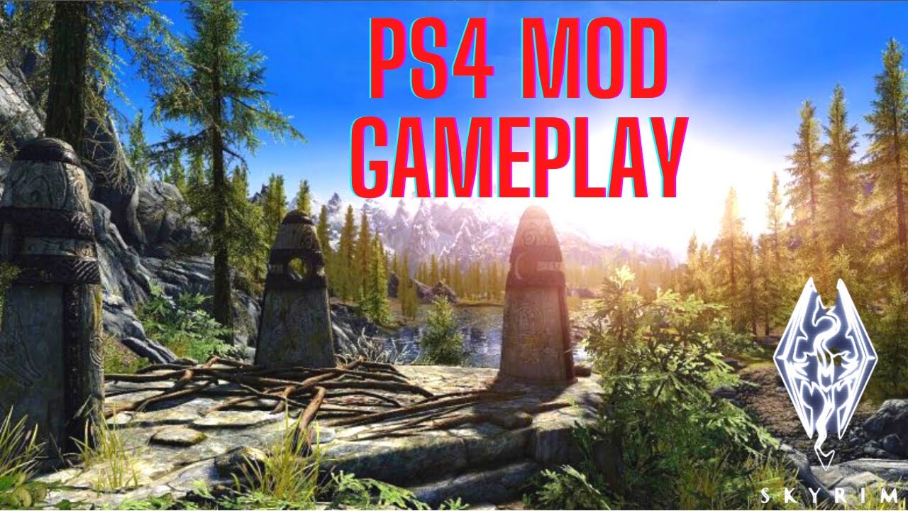 Skyrim Mods Ps4 Gameplay Part 1 - YouTube