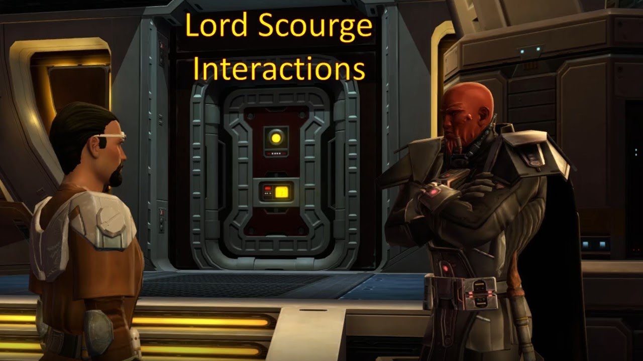 SWTOR: Lord Scourge Interactions - YouTube