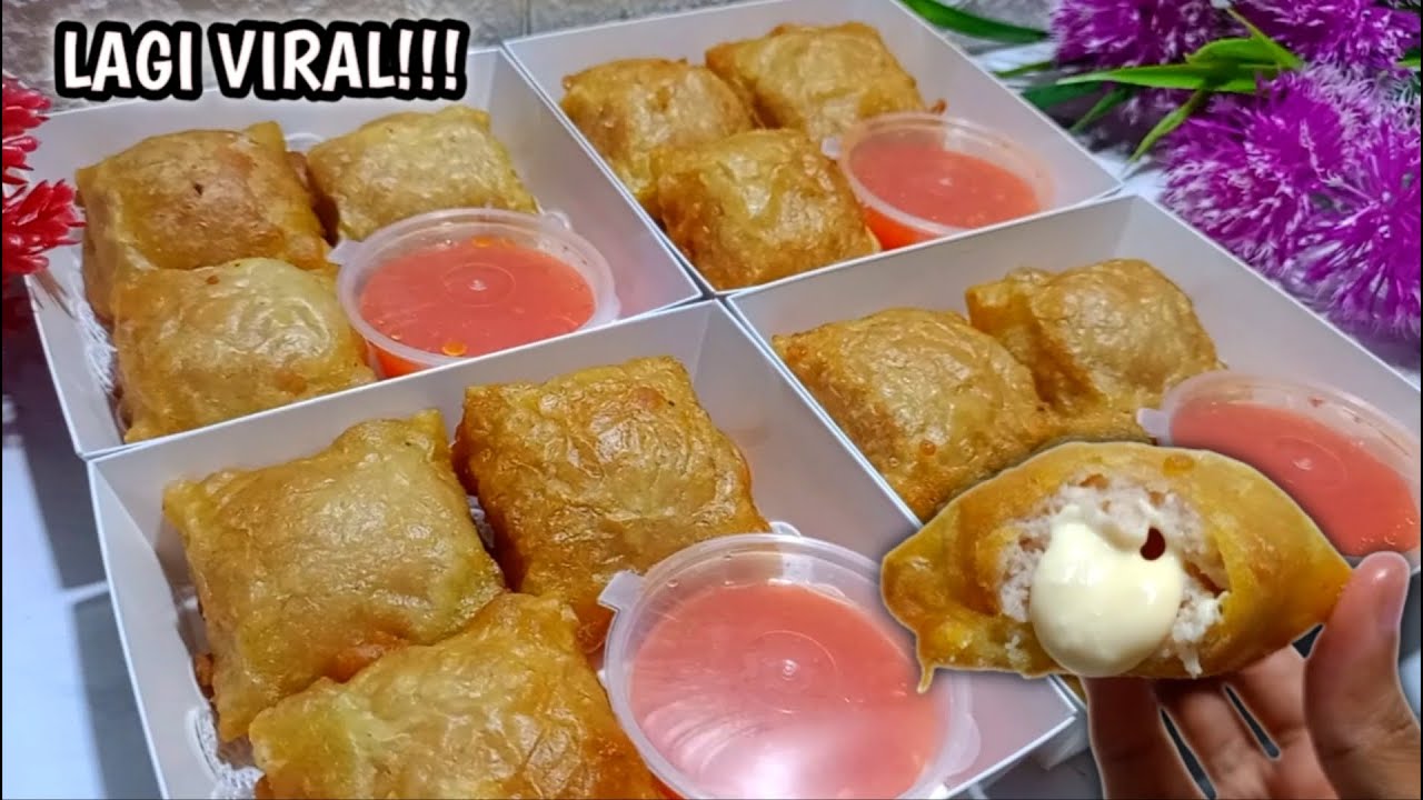 RESEP DIMSUM GORENG KEJU VIRAL!! JUALAN 1 JAM CEPET BANGET HABISNYA ...
