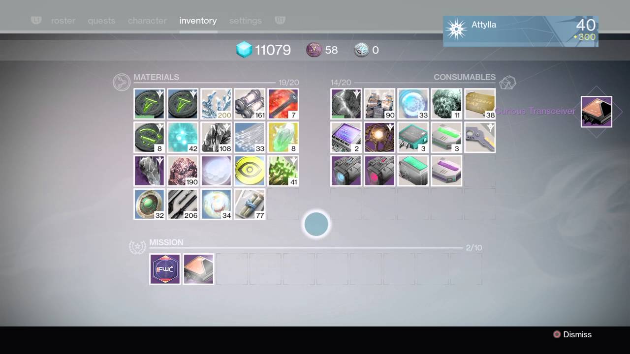 Destiny Curious Transceiver Code - YouTube