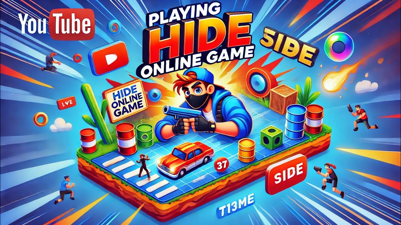 Playing Hide Online Game | Epic Hide and Seek Moments! - YouTube
