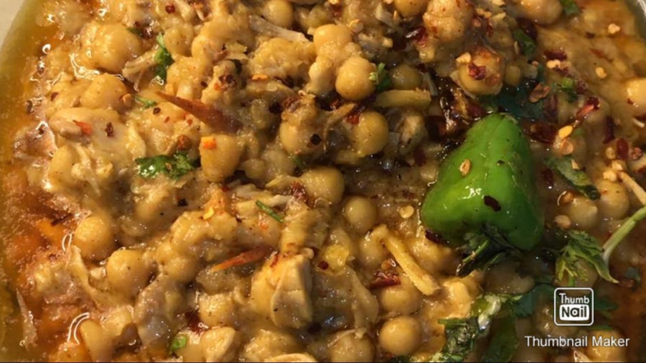 Lahori Cholay Recipe || Chiker Cholay || Murag Chana Recipe - YouTube