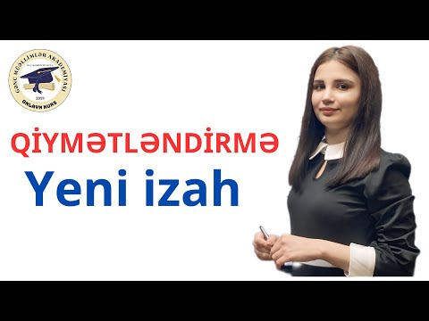 QİYMƏTLƏNDİRMƏ (DİAQNOSTİK/FORMATİV)