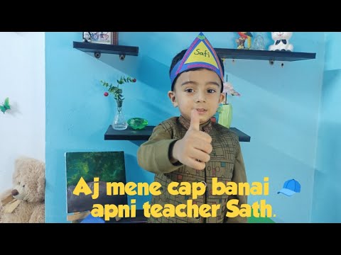 How to make paper hat🤠| DIY paper craft | easy| cap tutorial for kids ...