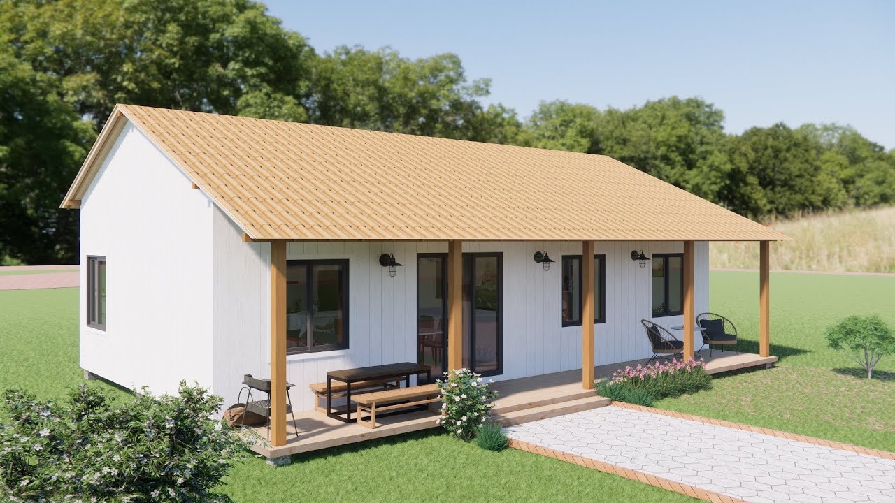 Simple and Rustic Countryside House - Two Bedrooms - Concept Housing ...