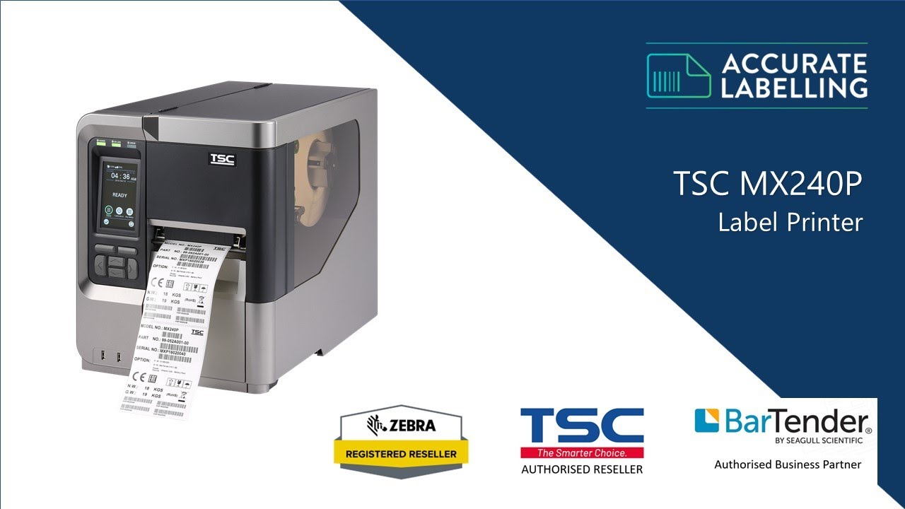 TSC MX series Product Overview - YouTube