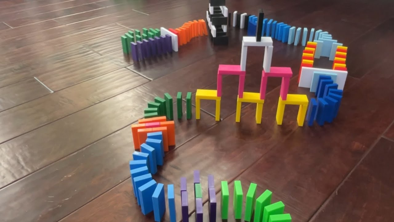 Domino Run #5 ( 10 subs! ) #10subscribers - YouTube