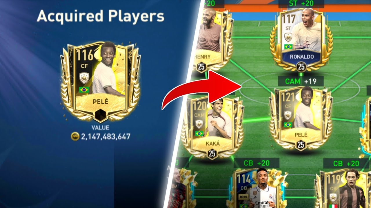 I Got 116 Rated Pele & Yashin - Max Rated Them + Hall of Legends Bundle ...