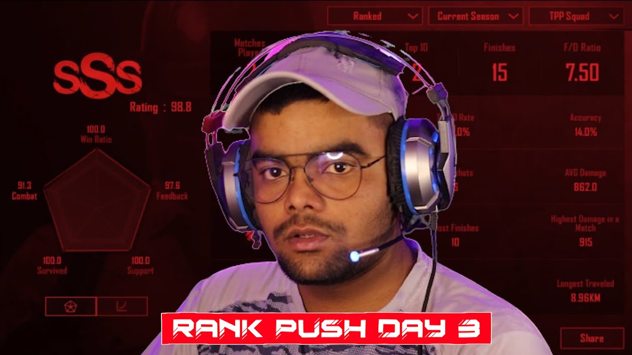 RANK PUSH DAY 3 GOOGY - YouTube