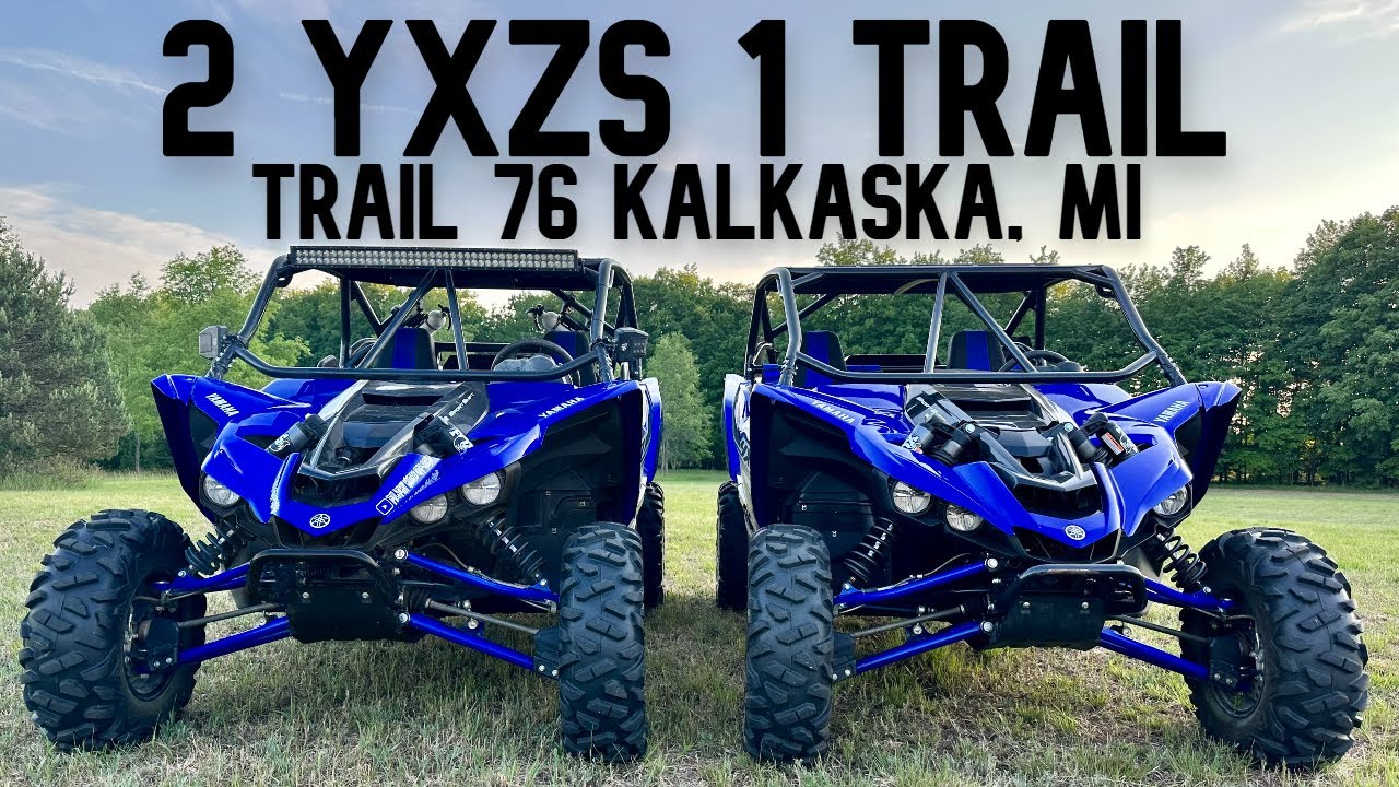 EXPLORING TRAIL 76 KALKASKA, MI | RZR XP1K DRIVER TRIES YXZ FOR THE ...