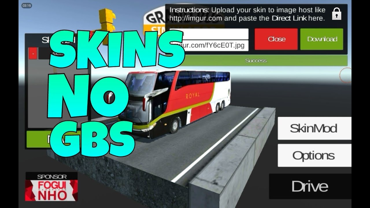 Como colocar skins no grand bus simulator + download - YouTube