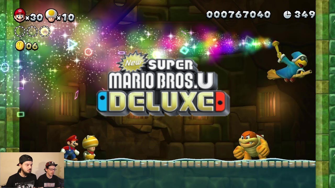 New super Mario bros U deluxe Let's play 3 - YouTube