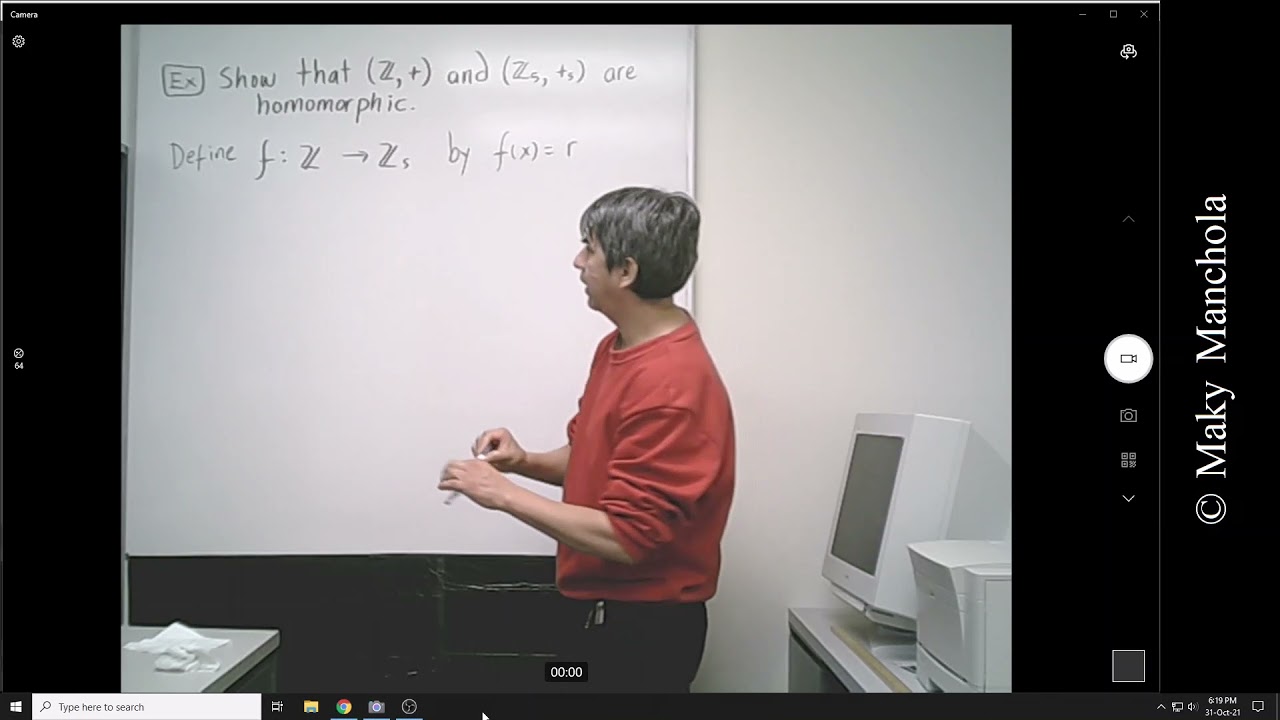 Determining a Group Homomorphism Example - YouTube