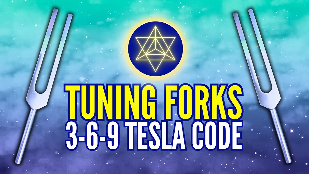 9 HOURS Tuning Forks 369 Hz + 396 Hz + 639 Hz + 963 Hz 😴 Nikola Tesla's ...