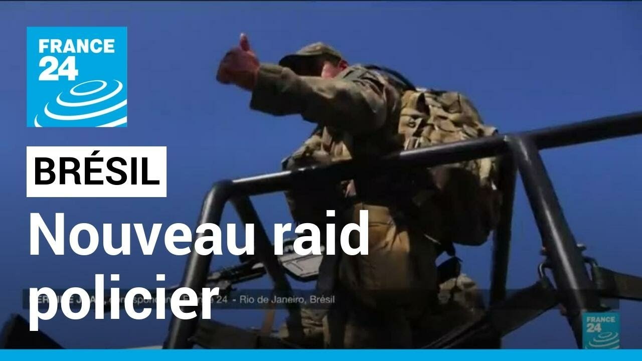 Nouveau raid policier sanglant dans une favela de Rio • FRANCE 24 - YouTube