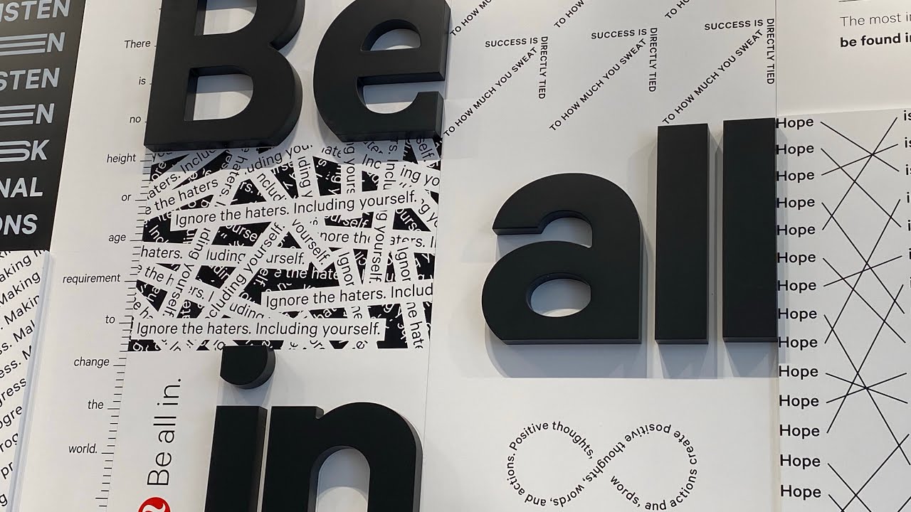 lululemon’s Wall of Positivity - YouTube