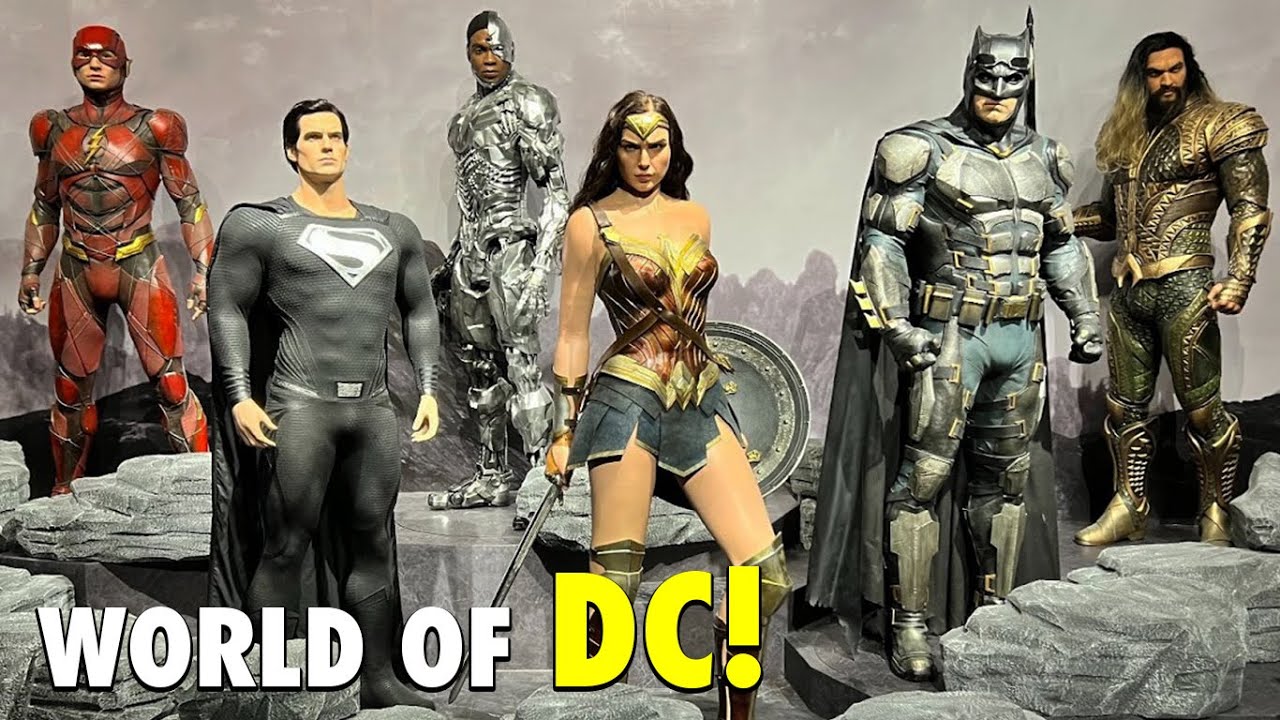 The World Of DC Exhibition! 🌏 (Superman, Batman, Wonder Woman, Aquaman ...