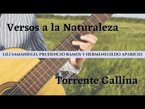 Lili Samaniego, Prudencio Ramos, Hermenegildo Aparicio. Versos a la Naturaleza. Torrente Gallina.