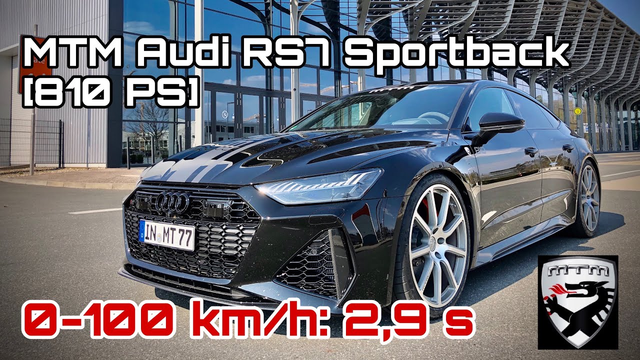 🔥0-100 km/h: 2,9 s 🔥 2020 MTM Audi RS7 (C8) Sportback mit 810 PS | inkl ...