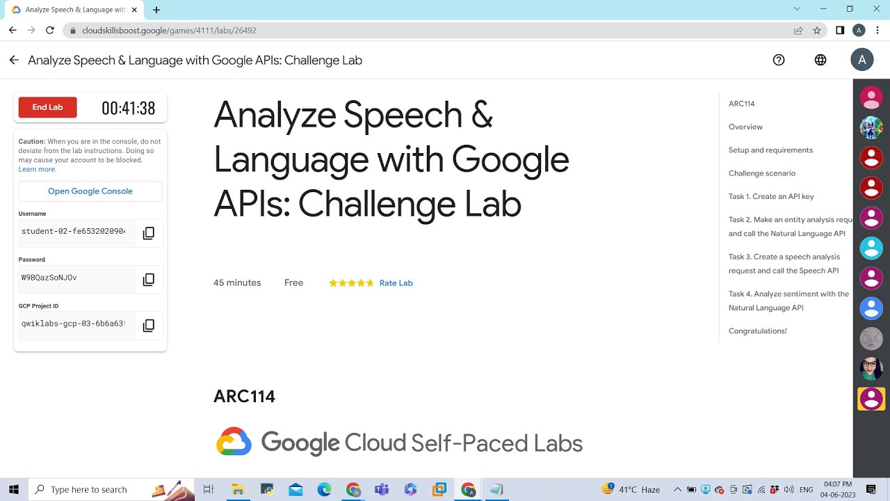 Analyze Speech & Language with Google APIs: Challenge Lab #arcade # ...