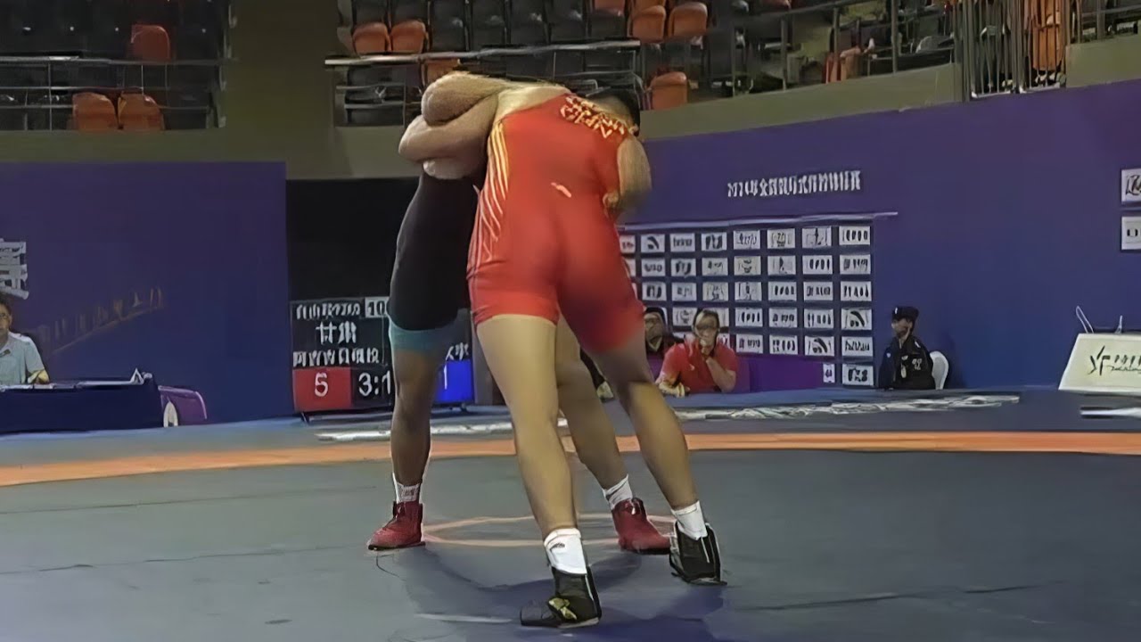 Freestyle Wrestling China - 92kg - YouTube