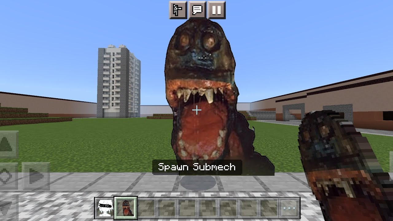 Submech Nextbot Added in Minecraft PE | NNF_Part3_Addon - YouTube