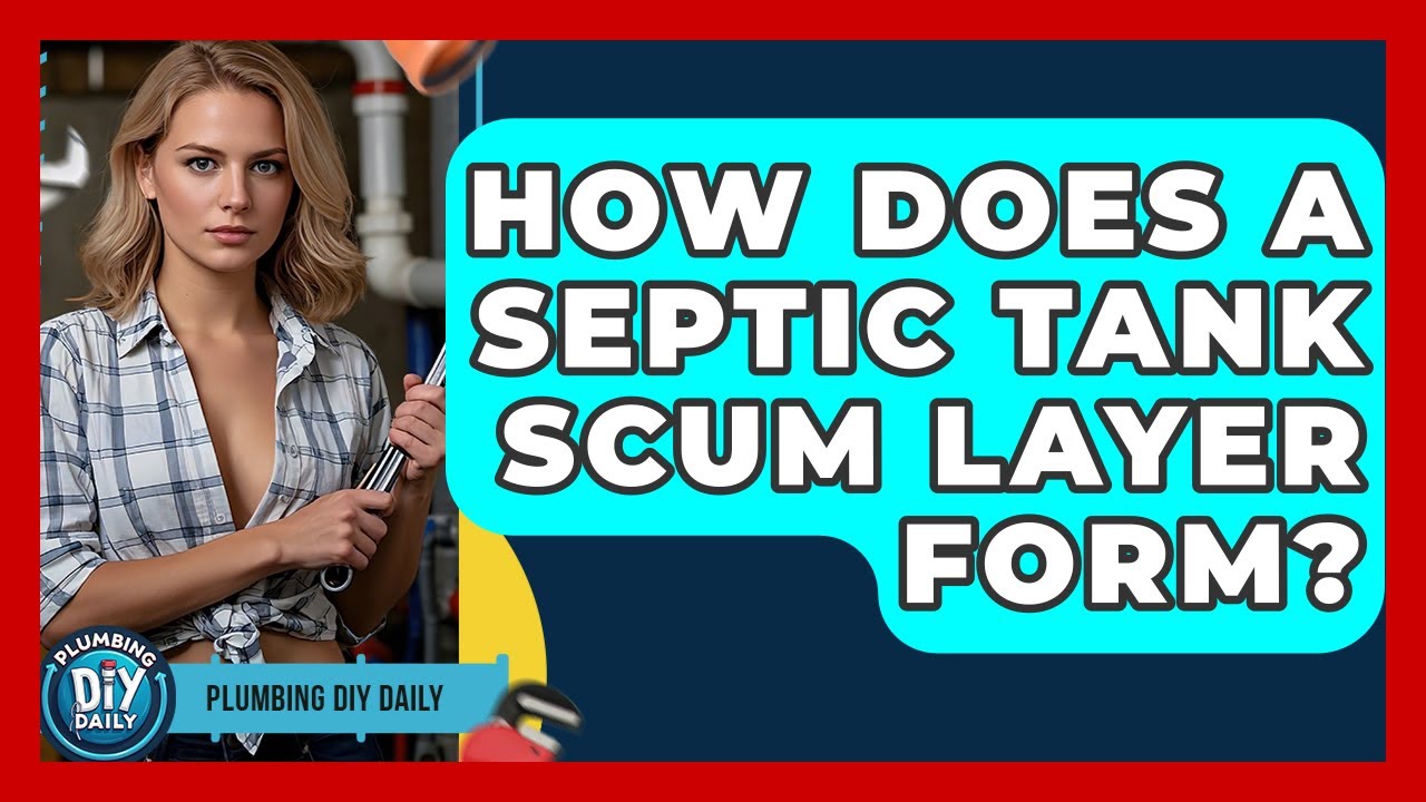 How Does A Septic Tank Scum Layer Form? - Plumbing DIY Daily - YouTube