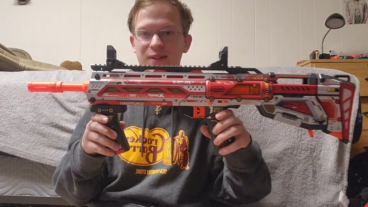 My Review of the X-Shot, Longshot Nerf Blaster, Nerf Gun Review - YouTube