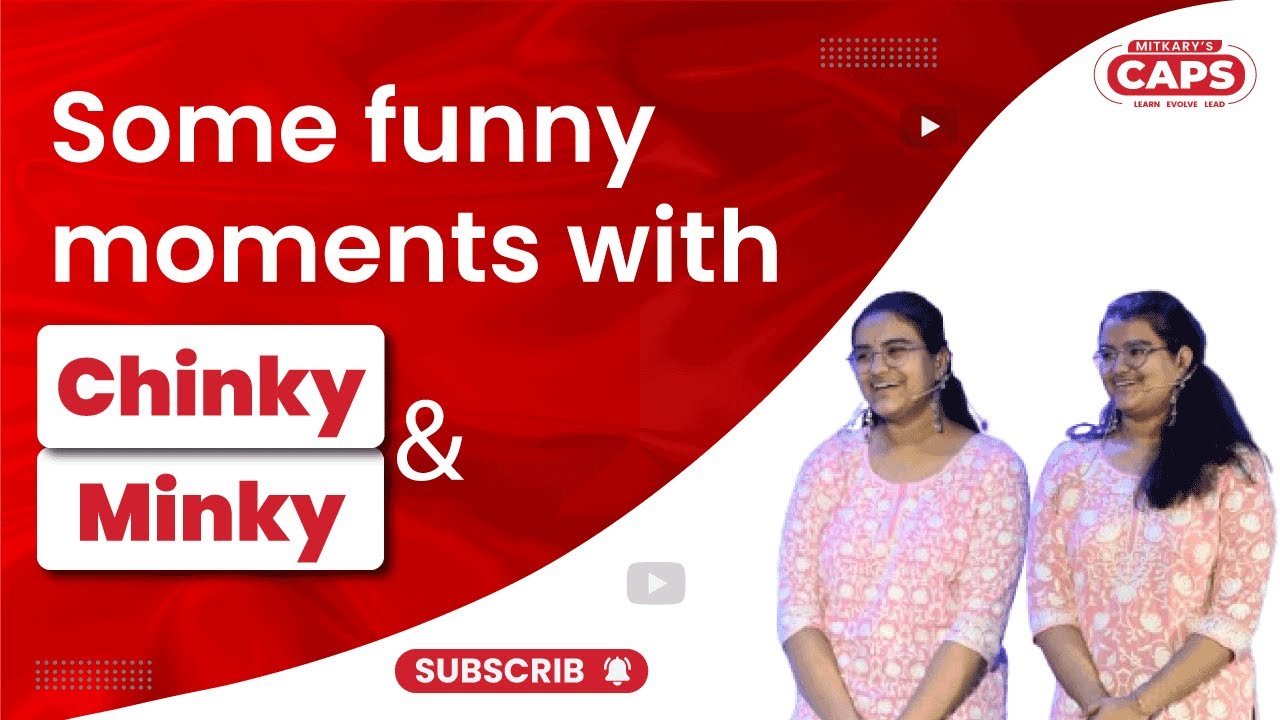 Some funny moments with Chinky & Minky | CAPS Academy - YouTube