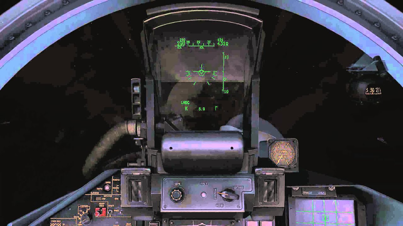 DCS World Su-33 Night Carrier Landing - YouTube