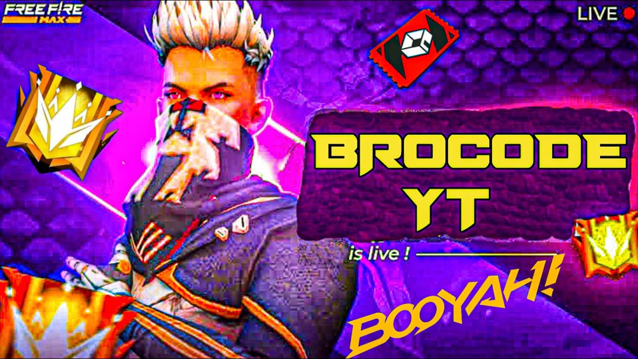 BROCODE YT FREE FIRE MALAYALAM LIVE 😻😍 TEAMCODE /CUSTOM/🥀 LODING GIVEAWAY🌝 - YouTube
