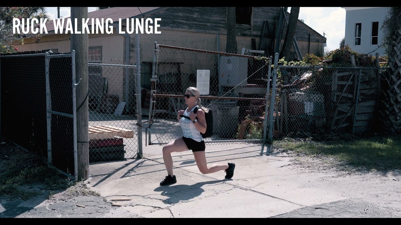 Training for CHAD 1000X//RUCK-WALKING LUNGE - YouTube