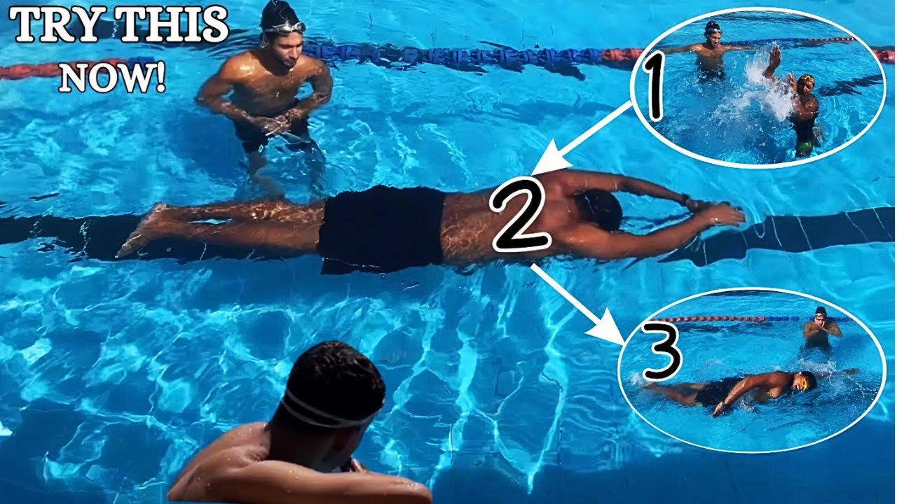 Complete Beginner Learns How to Swim Freestyle in Just One Lesson ...