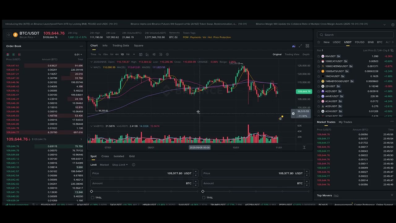 LIVE BTC/USDT CHART: Real-Time Bitcoin Price Tracker (Current Market ...