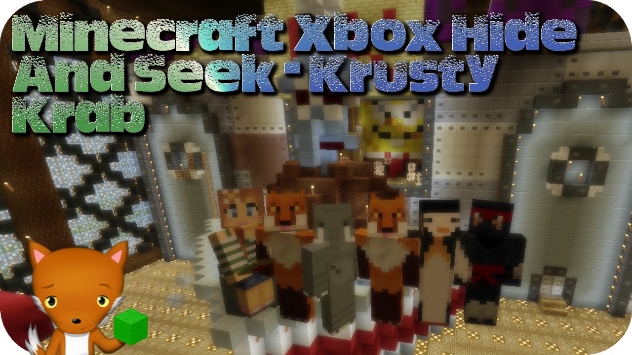 Minecraft Xbox Hide And Seek - Krusty Krab - YouTube