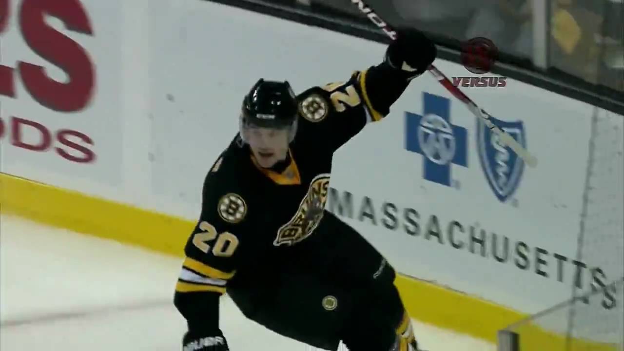 Daniel Paille's 1st Bruins goal, Recchi's 900th assist 11/10/09 HD ...