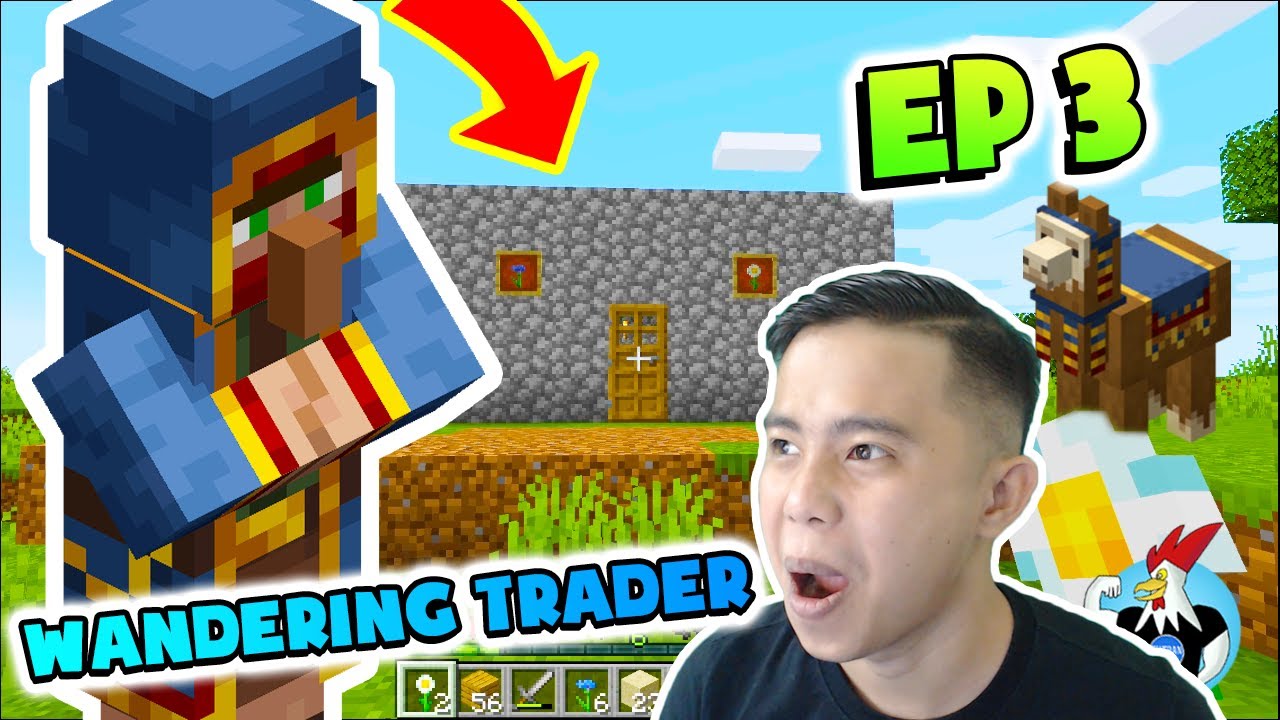 I Meet Wandering Trader and Rebuild New House - Minecraft Survival - Ep ...