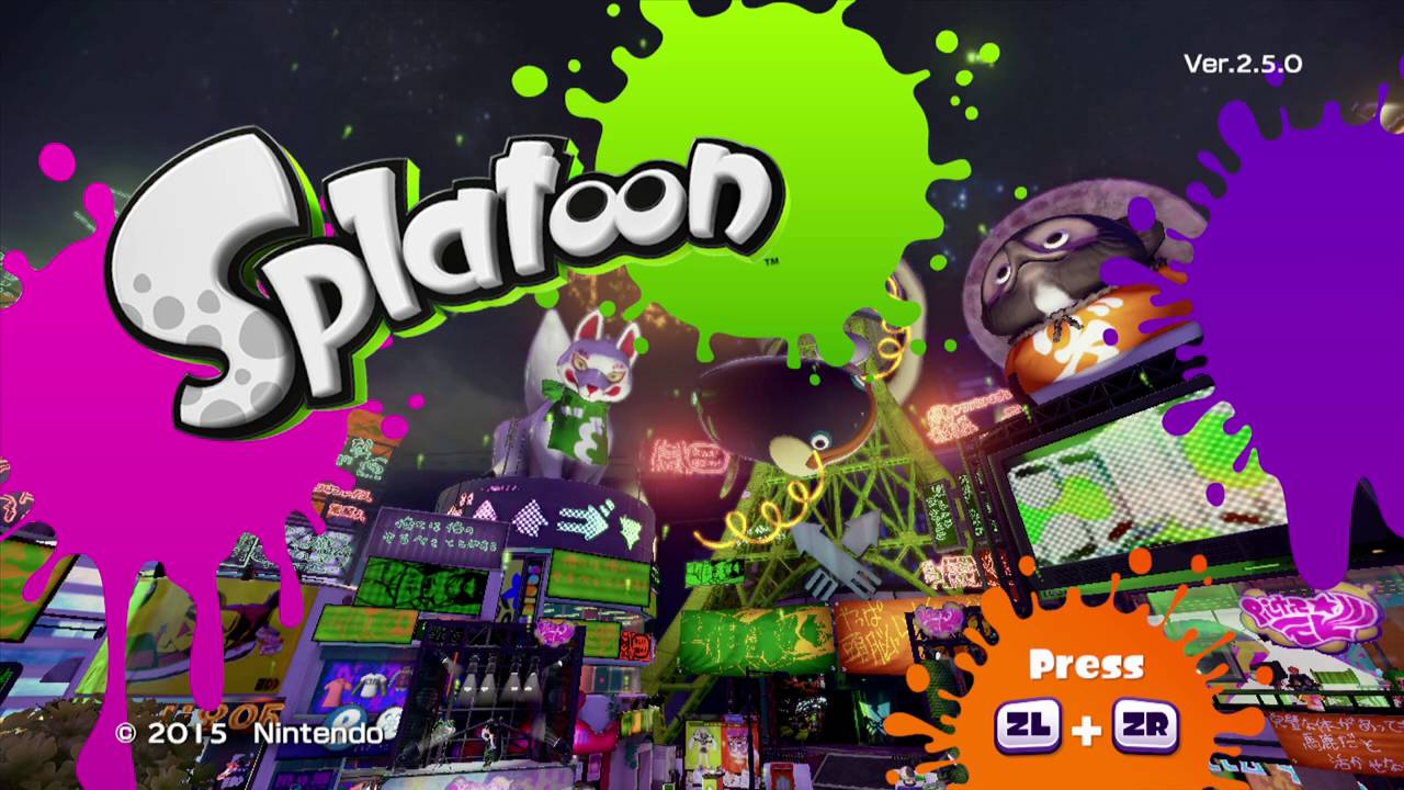 Splatoon Title Screen - Splatfest - YouTube