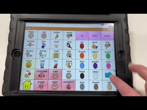 TouchChat CORE WORDS - YouTube