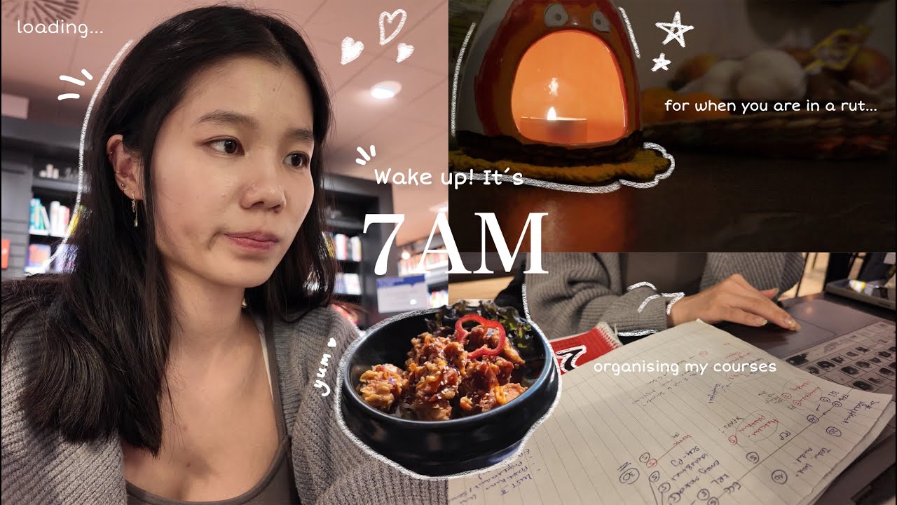 productive 7AM vlog⏰: how to overcome procrastination, back to ...