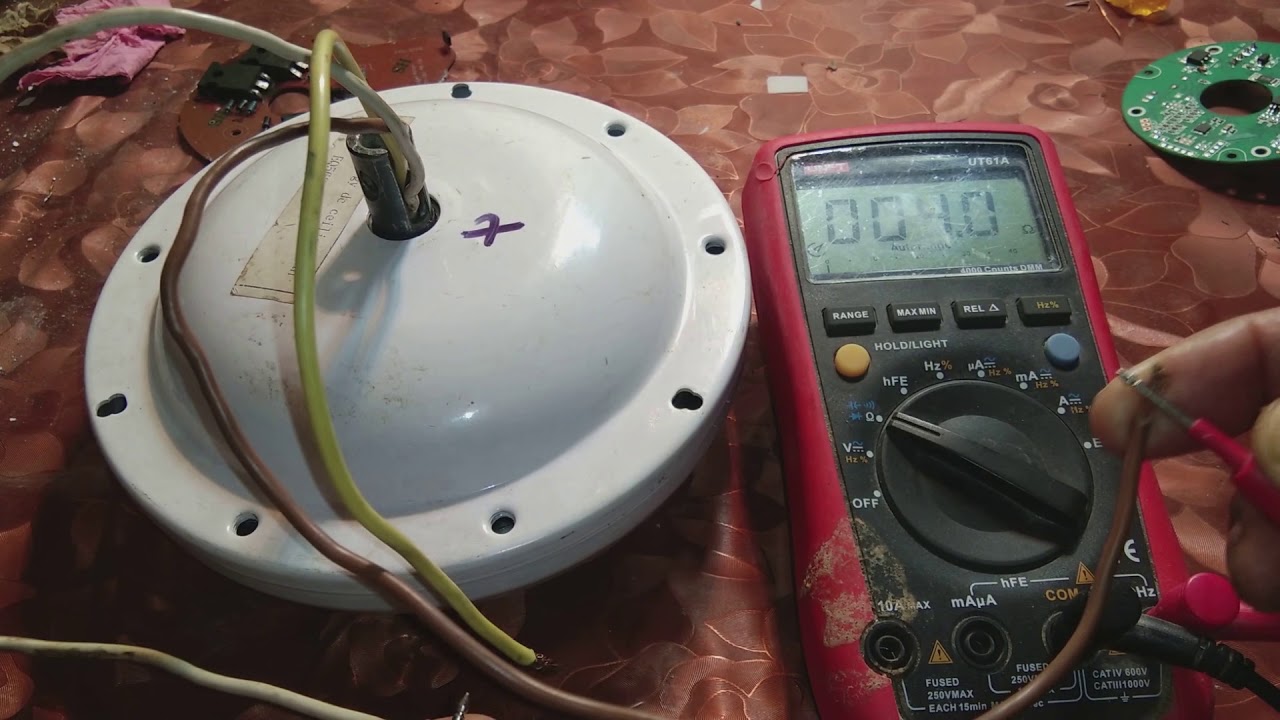 DC ceiling fan winding. How DC brushless DC fan works. How DC bldc ...