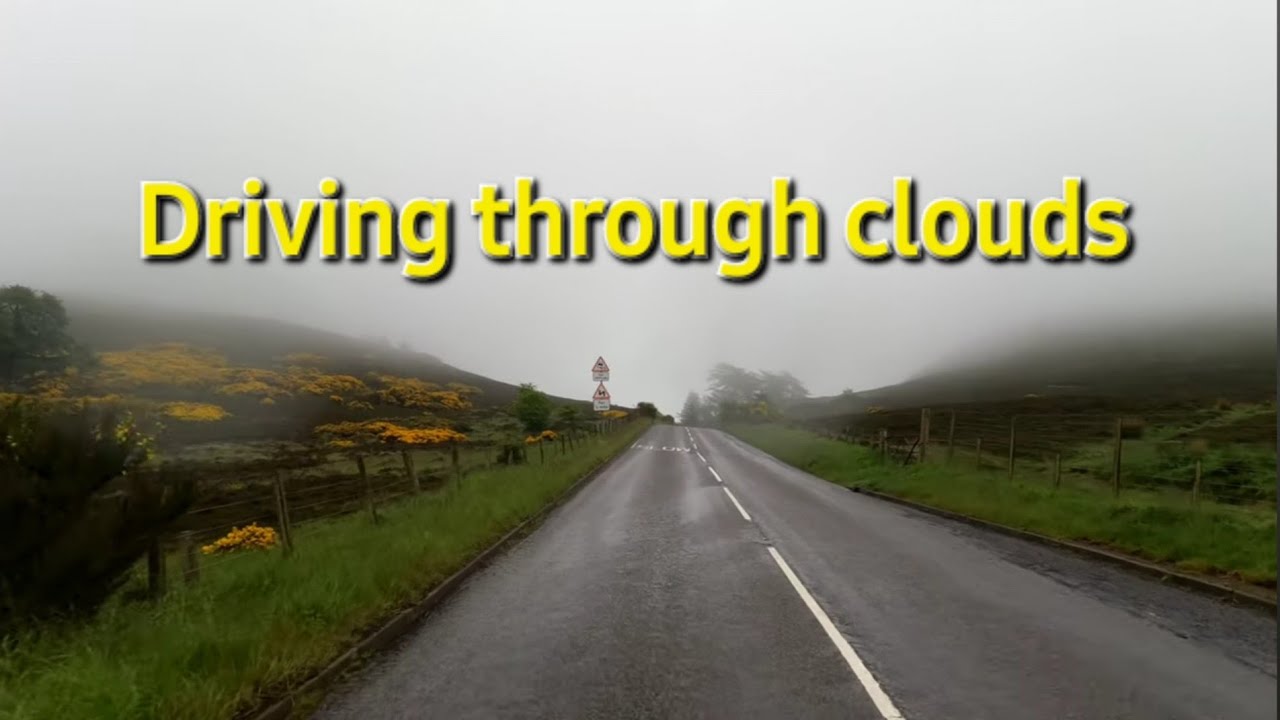 Driving through clouds on a mountain | Highland drive - YouTube