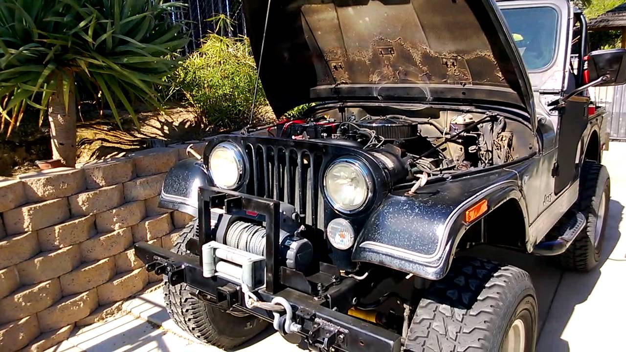 78 CJ5 Jeep - YouTube