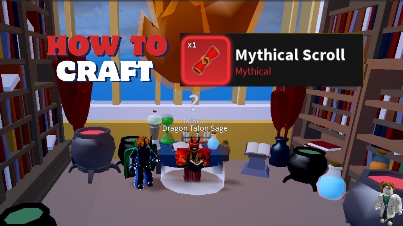 How to Unlock Mythical Scroll and Using 5 Legendary Scroll | Roblox ...
