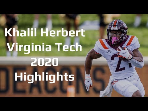 Khalil Herbert Virginia Tech Tailback 2020 Highlights - YouTube