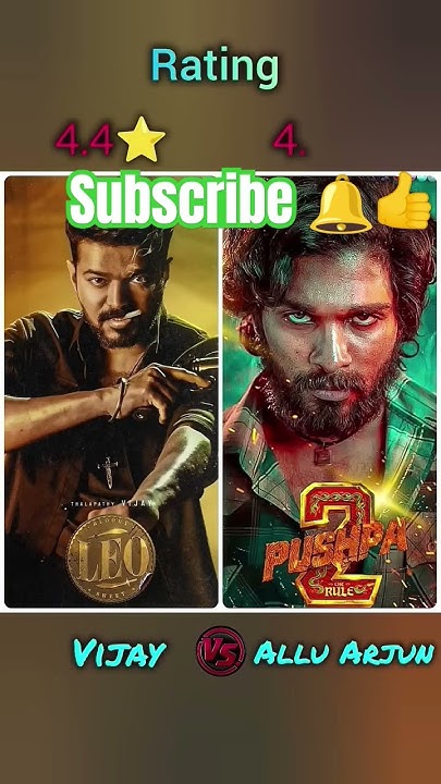 Thalapathy Vijay versus icon star Allu Arjun # trending # shorts # viral. - YouTube