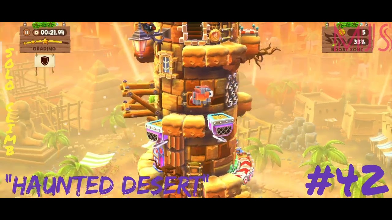 BLOCKY CASTLE - TOWER CHALLENGE! | "HAUNTED DESERT" LEVEL #42 | Solo ...