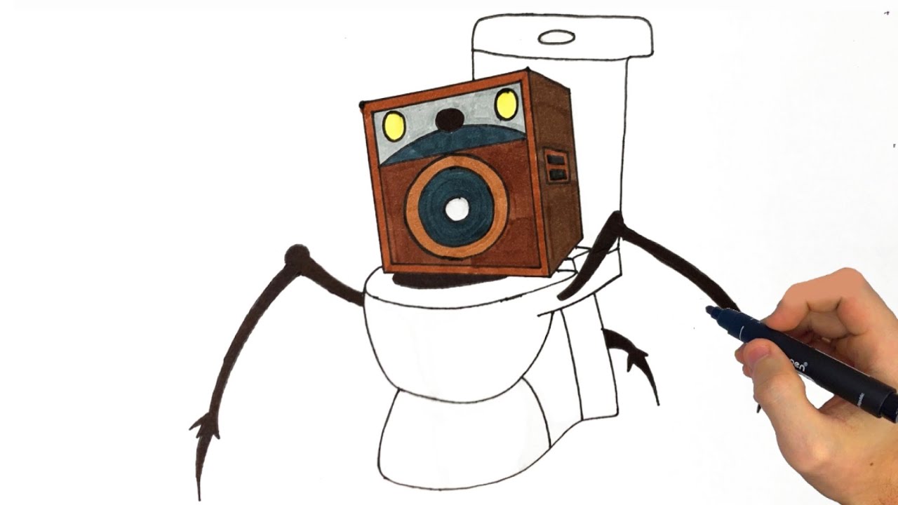 Drawing Skibidi toilet transform in Spider Speaker | Skibidi toilet ...